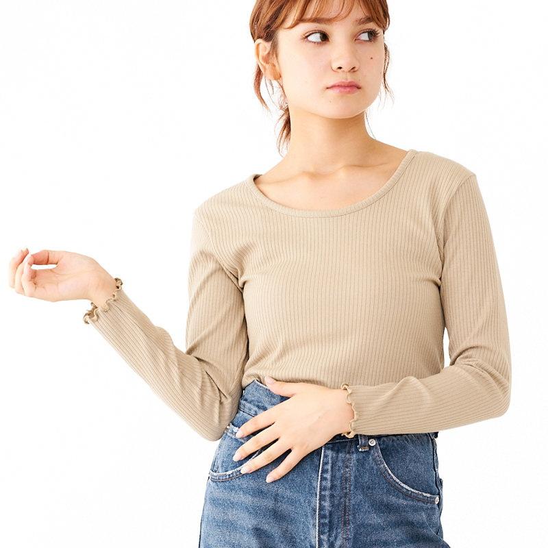 【50%OFF】deep neck top ～ﾃﾞｨｰﾌﾟﾈｯｸﾄｯﾌﾟ | flower／フラワー公式通販