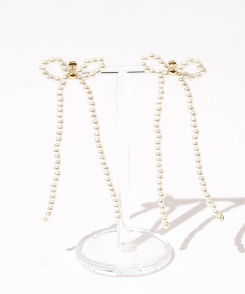 drop ribbon pierce～ﾄﾞﾛｯﾌﾟﾘﾎﾞﾝﾋﾟｱｽ | flower／フラワー公式通販