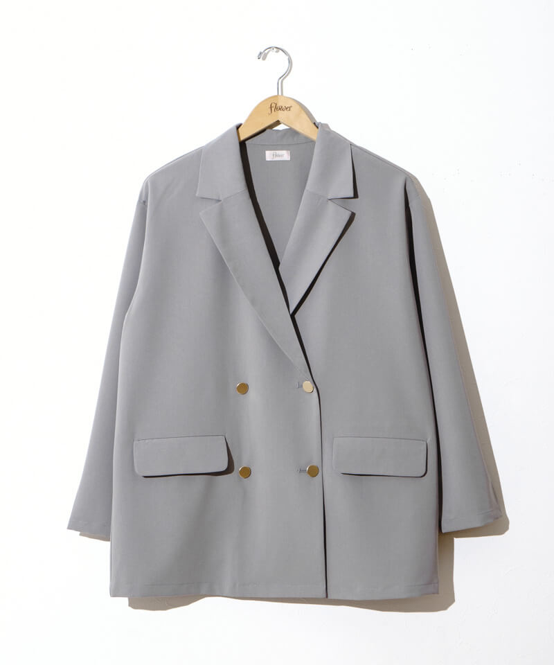 basic tailored jacket~ベーシックテーラードジャケット | flower/フラワー basic tailored jacket~ベーシックテーラードジャケット | flower/フラワー