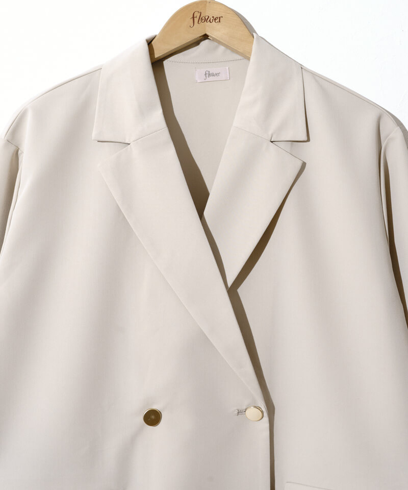 basic tailored jacket~ベーシックテーラードジャケット | flower/フラワー basic tailored jacket~ベーシックテーラードジャケット | flower/フラワー
