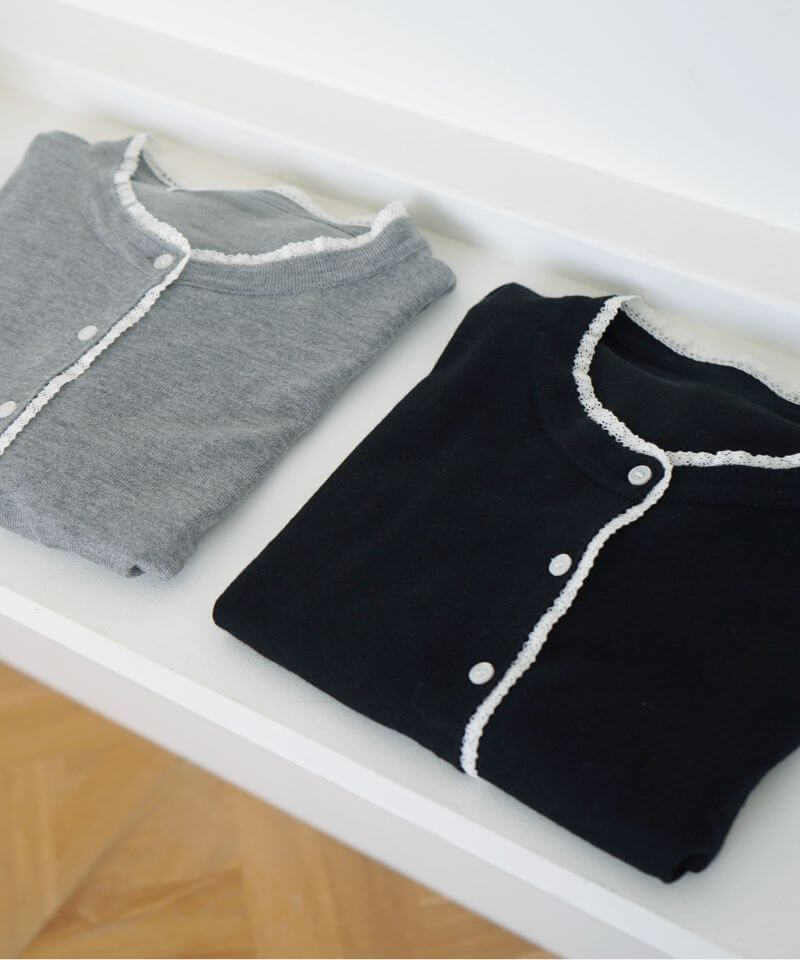 tiny frill cardigan～ﾀｲﾆｰﾌﾘﾙｶｰﾃﾞｨｶﾞﾝ | flower／フラワー公式通販